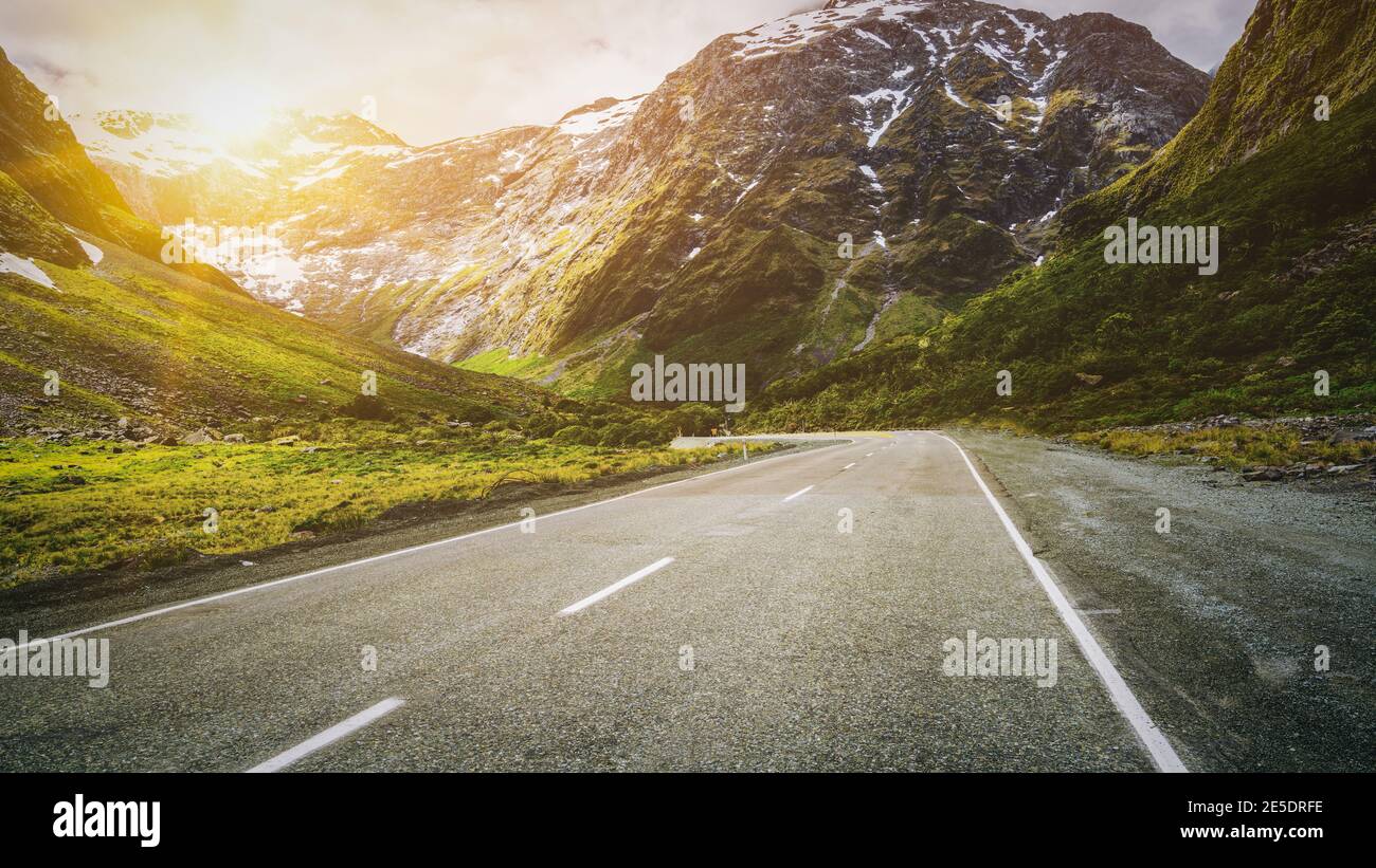 New zealand state highway 94 hi-res stock photography and images - Alamy