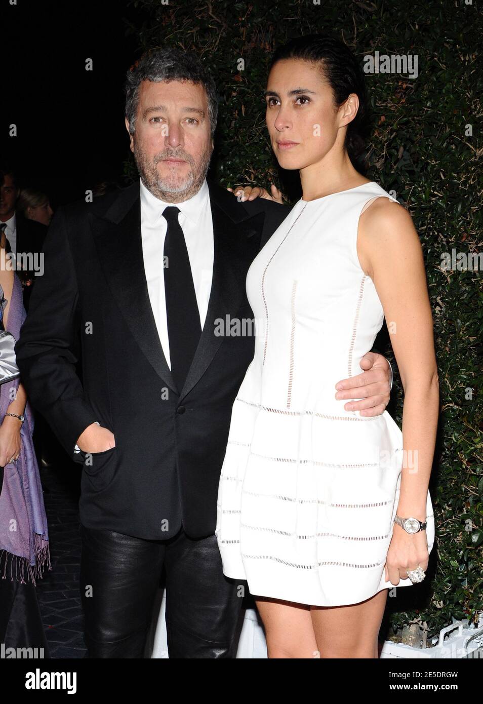 French designer Philippe Starck and wife Yasmine arriving for the Grand ...