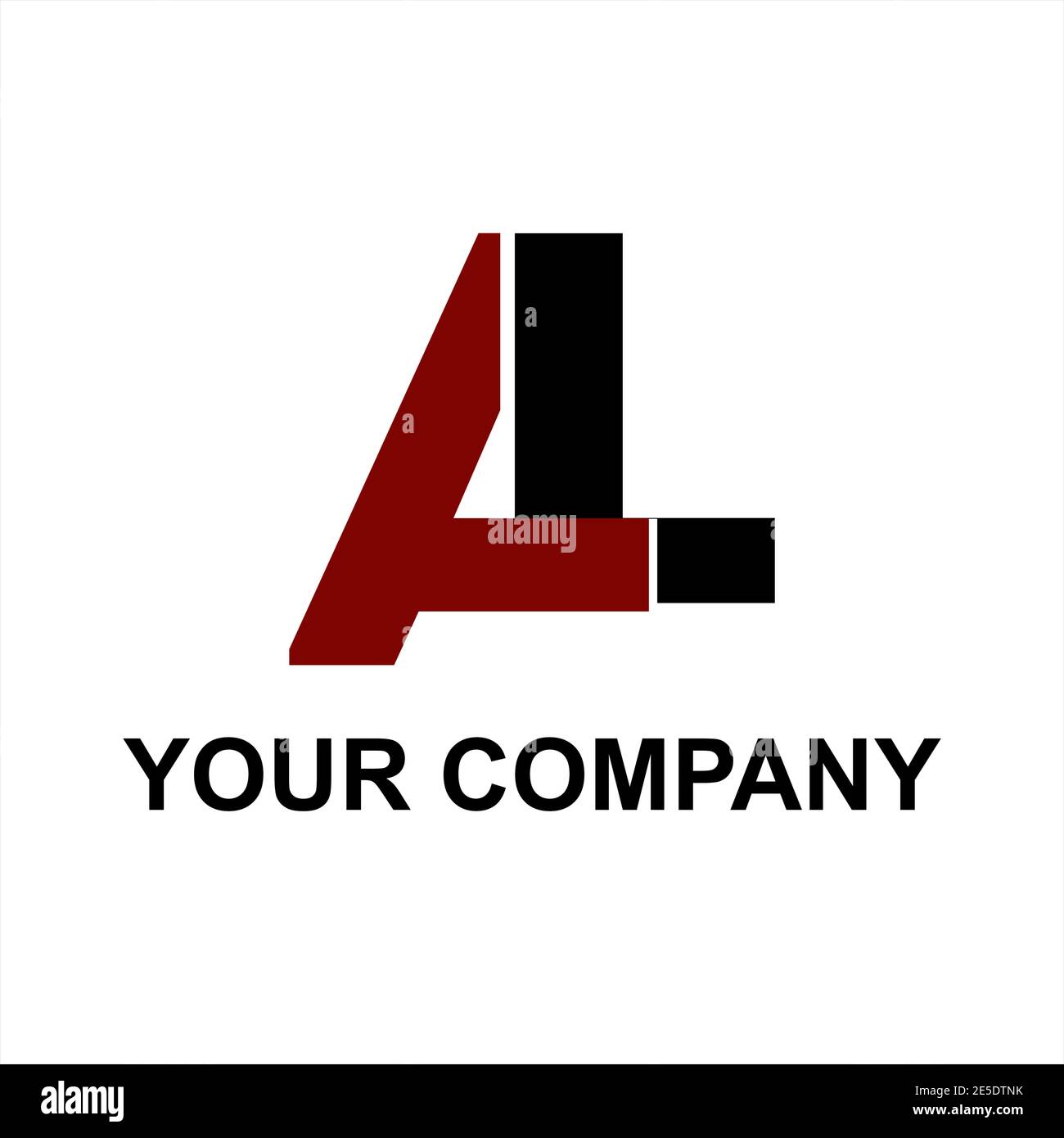 AL initials company logo and vector icon Stock Vector Image & Art - Alamy