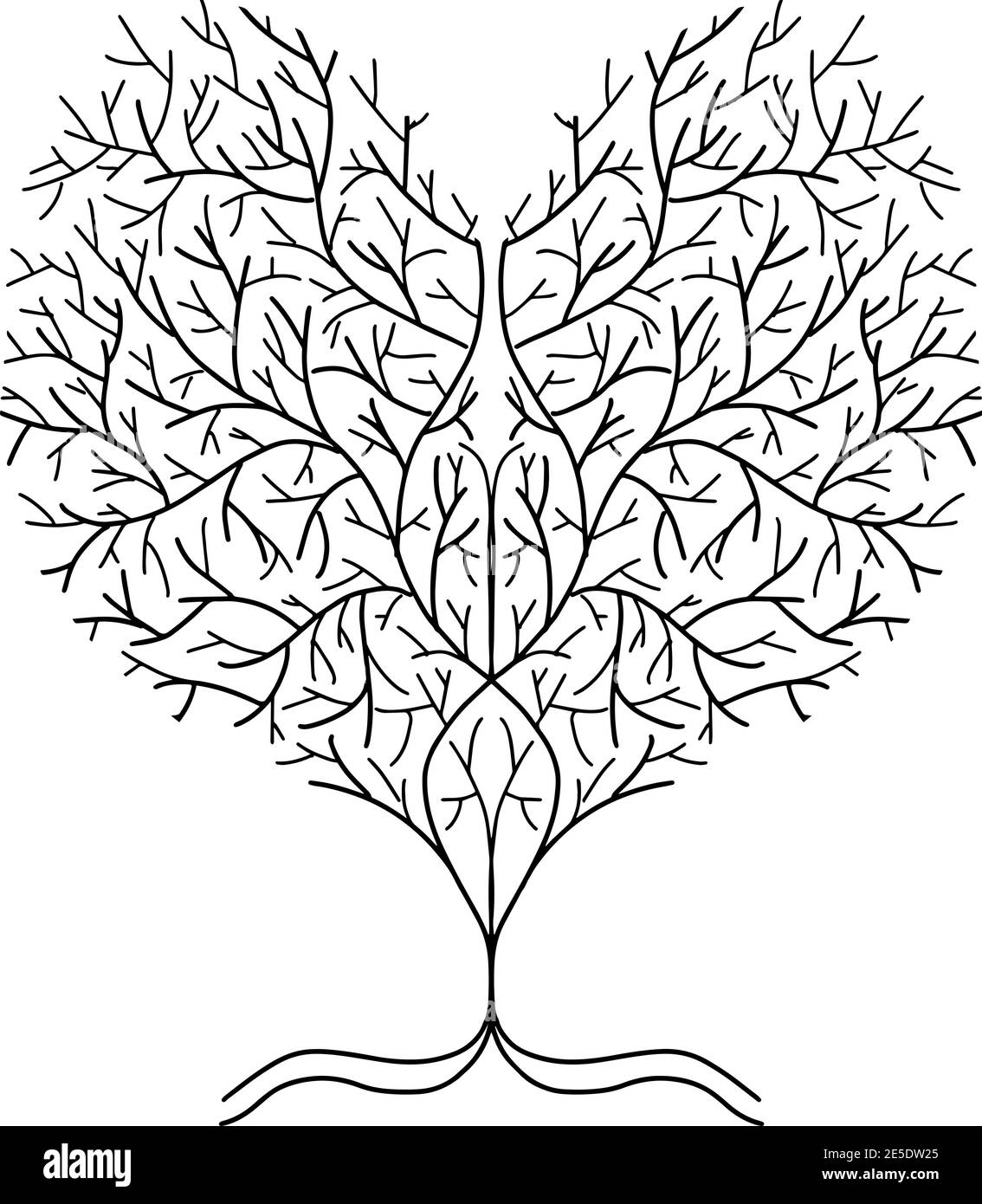 Tree of Life Hand Drawn Design Vector Stock Vector Image & Art - Alamy