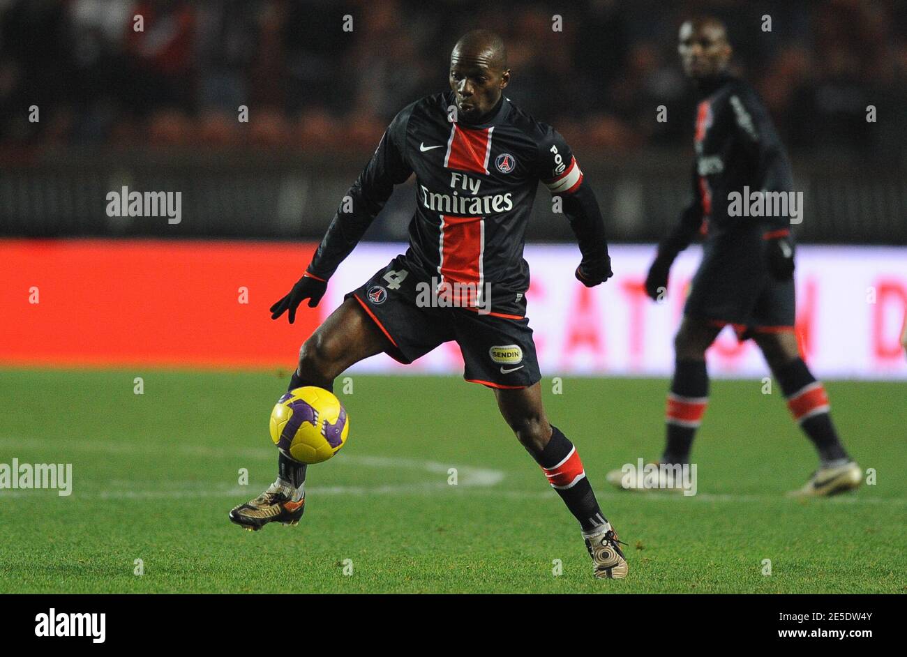 PSG's Claude Makelele during the French First League soccer match ...