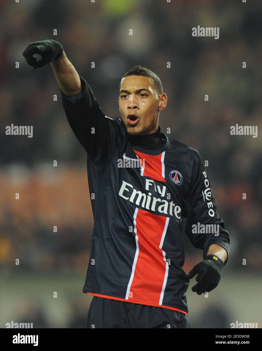 PSG's Guillaume Hoarau during the French First League soccer match ...
