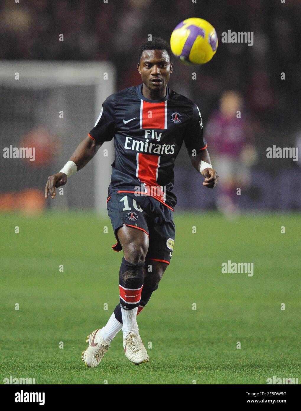 PSG's Stephane Sessegnon during the French First League soccer match ...