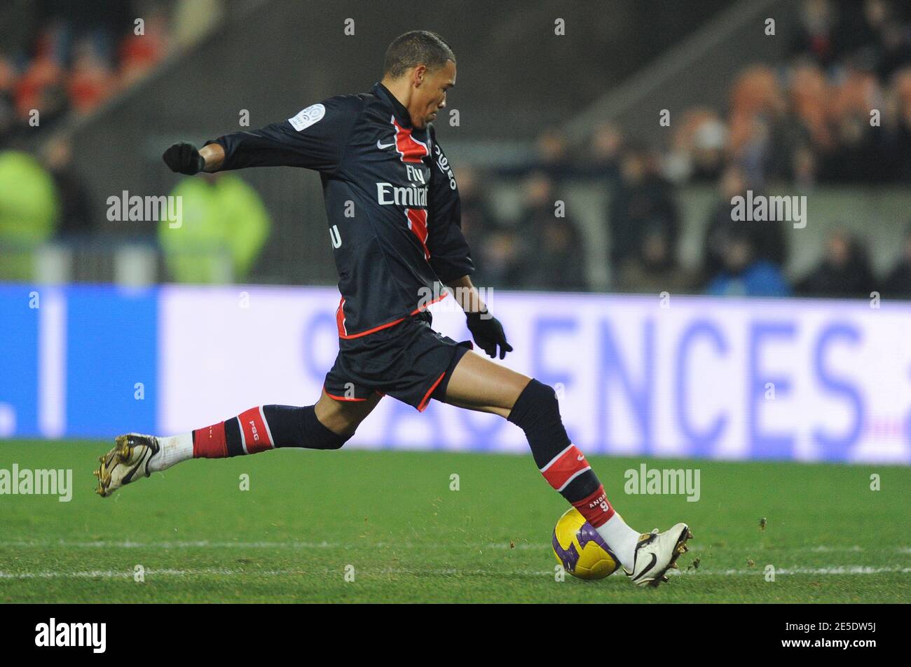 PSG's Guillaume Hoarau during the French First League soccer match ...
