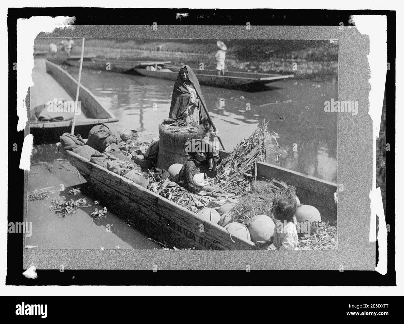 Mexico. Canal, Mexico City Stock Photo - Alamy