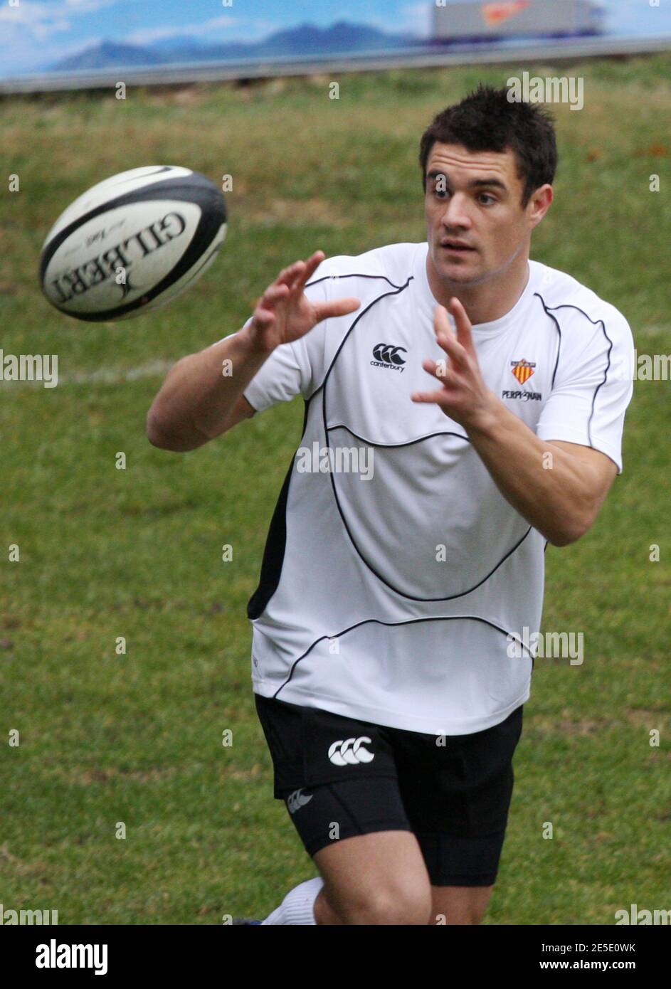 USA Perpignan's Daniel Carter during the first training with the USAP ...