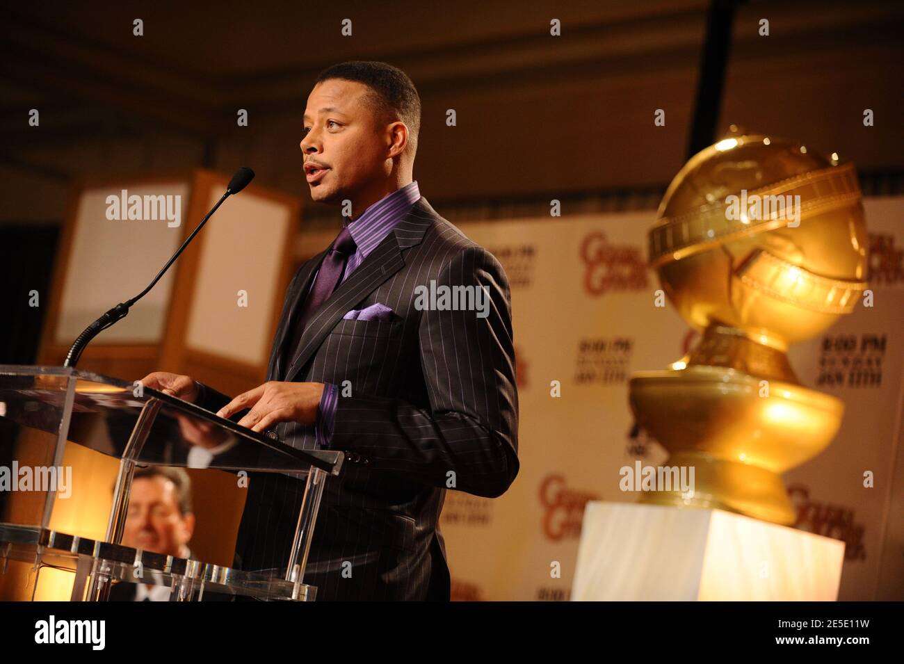 Terrence Howard attending the 66th Annual Golden Globes Nomination ...