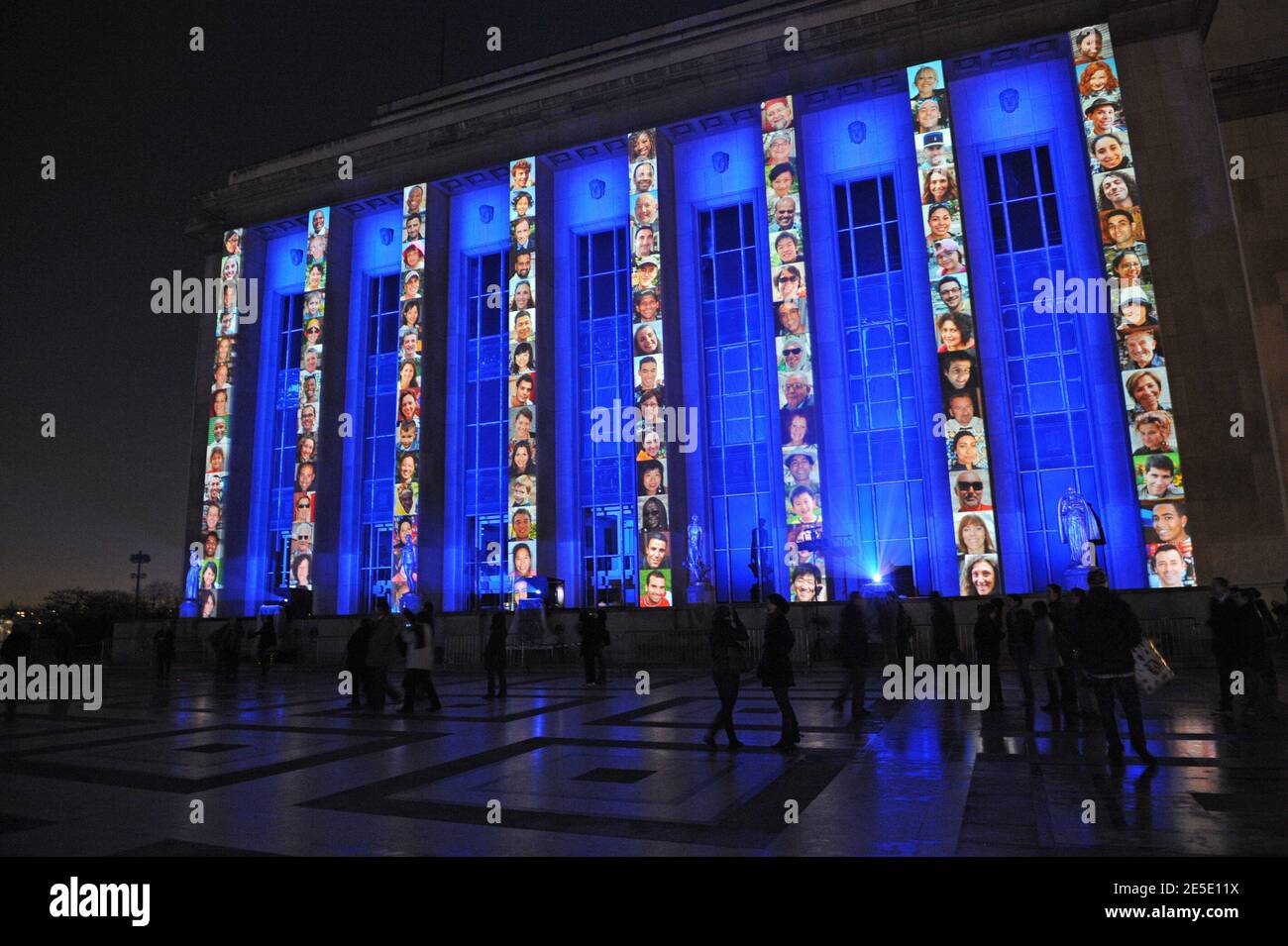 Decorations and illuminations for 60th anniversary of Universal ...