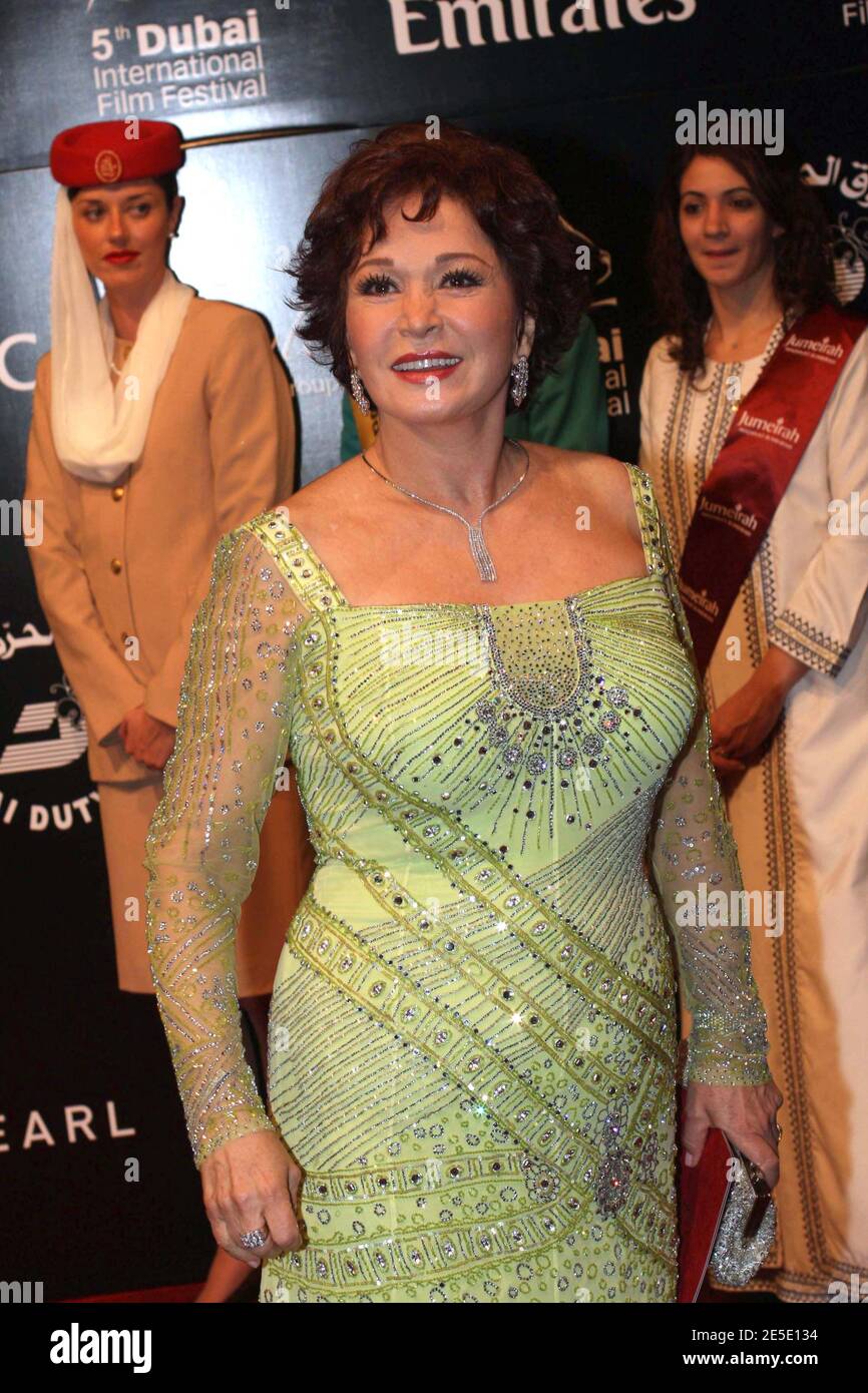 Egyptian actress Lebleba arriving for the regional premiere of 'W ...