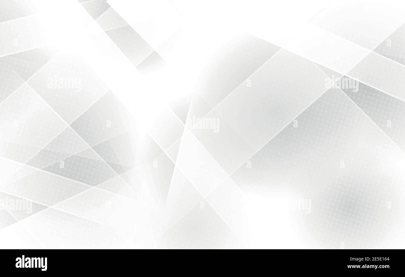 White vector panoramic background with wavy lines and shadows Stock ...