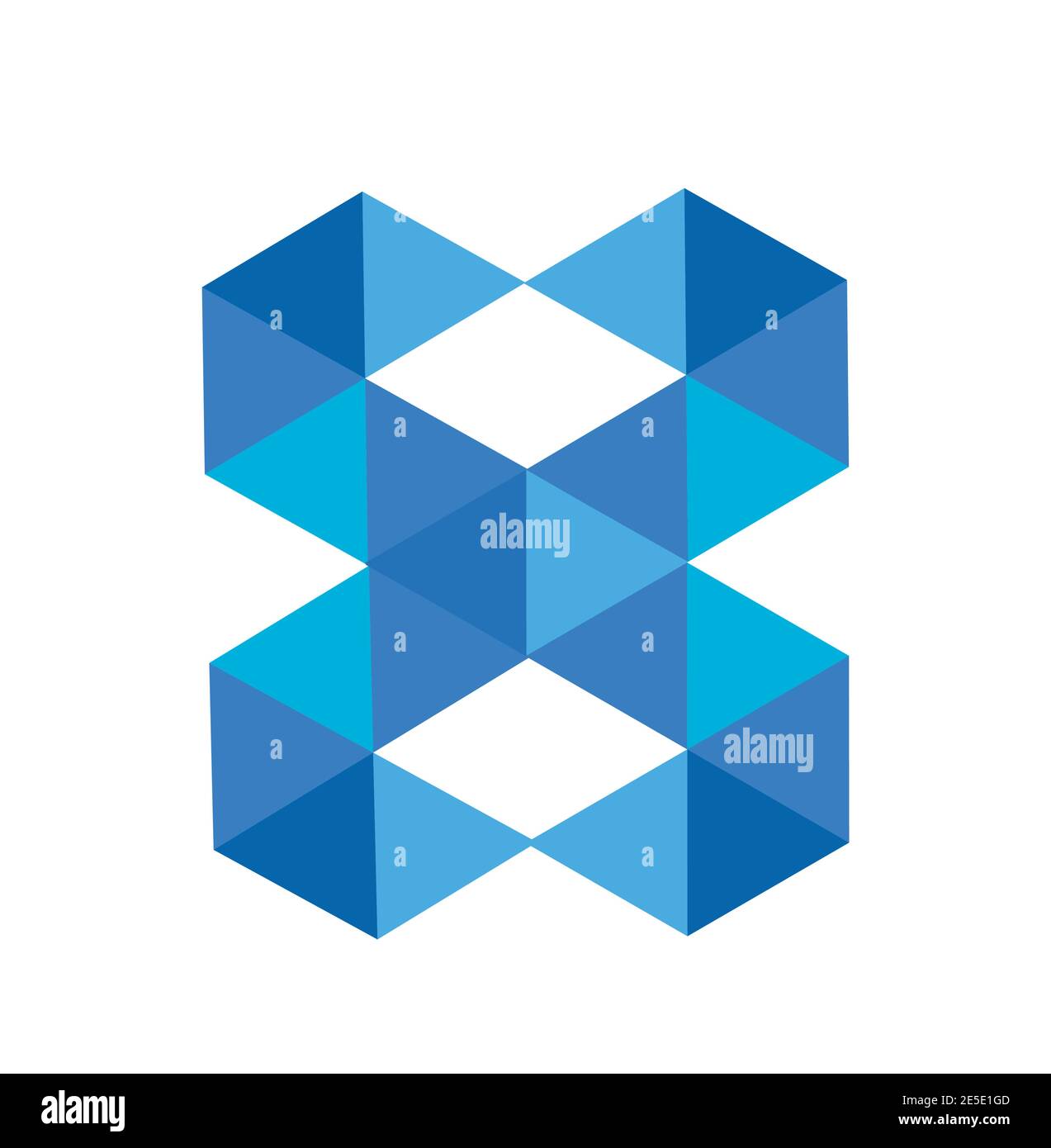 Blue diamond hill Stock Vector Images - Alamy