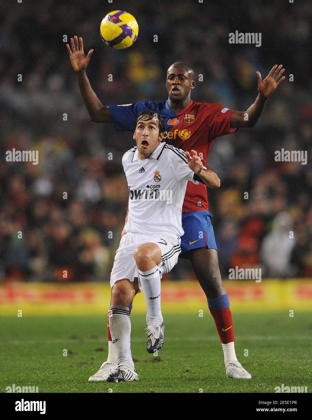 Yaya touré fc barcelona during hi-res stock photography and images - Alamy