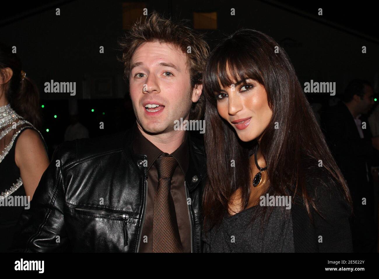 Italian actor Alessandro Scavone with Italian Model Diane Stafrace ...