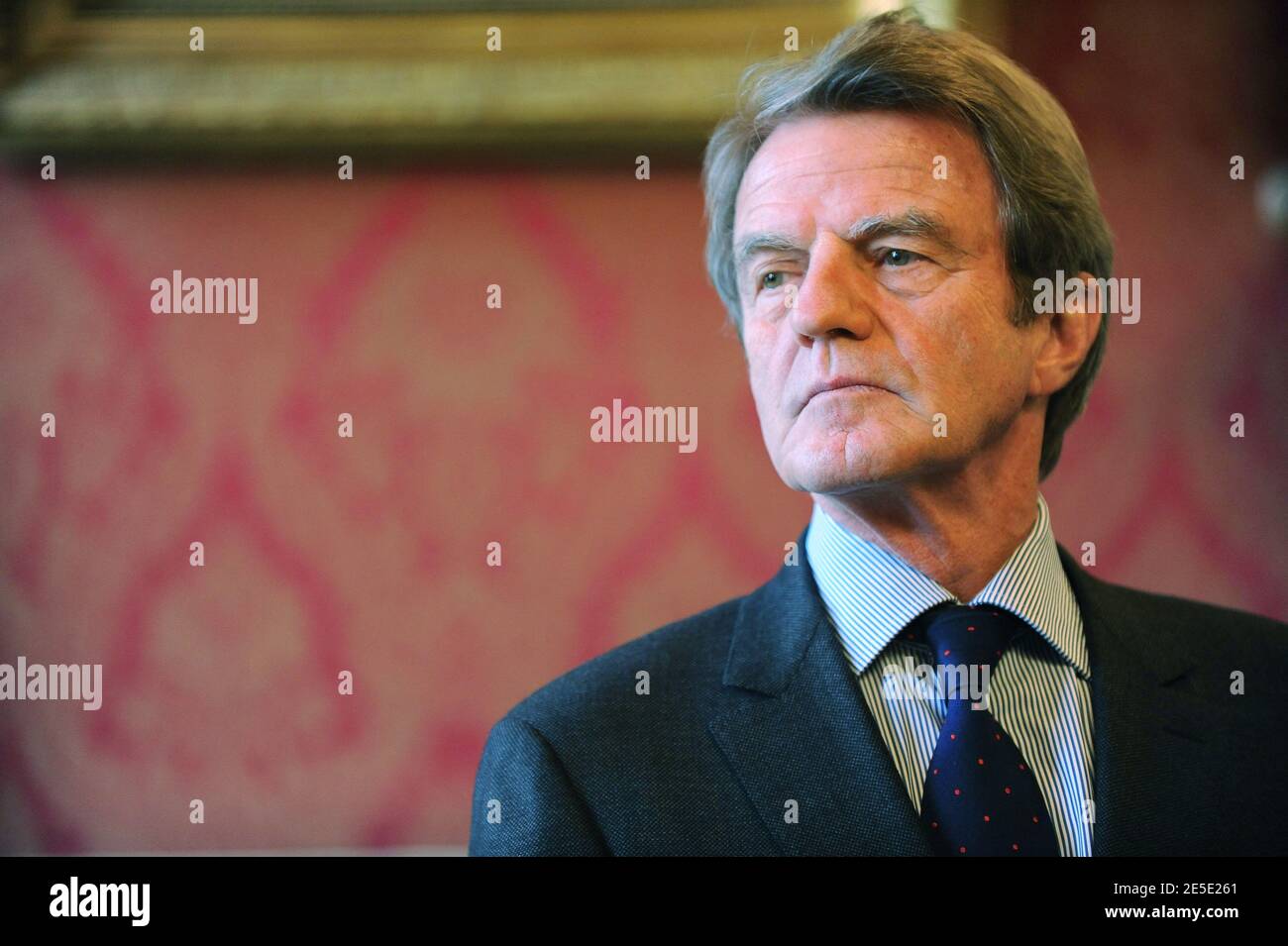 French Foreign Minister Bernard Kouchner during the handover ceremony ...