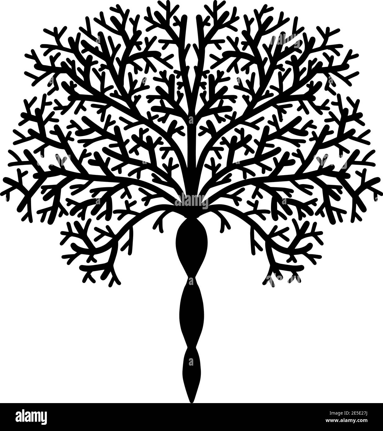Tree of Life Hand Drawn Design Vector Stock Vector Image & Art - Alamy