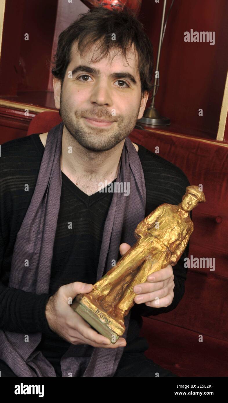 Sebastien Castro poses for our photographer after the 'Prix Raimu ...