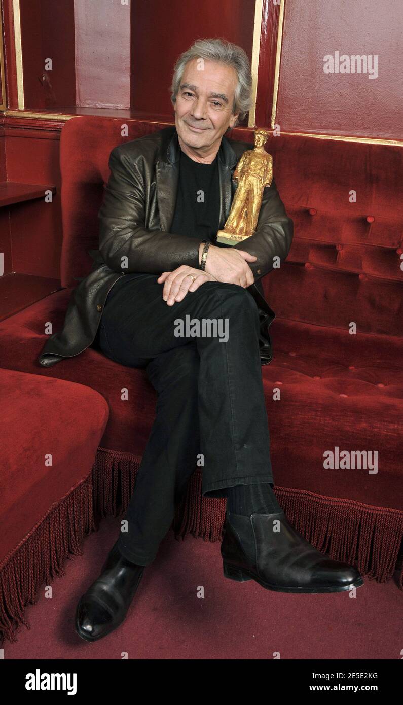 French actor Pierre Arditi poses for our photographer after the 'Prix ...