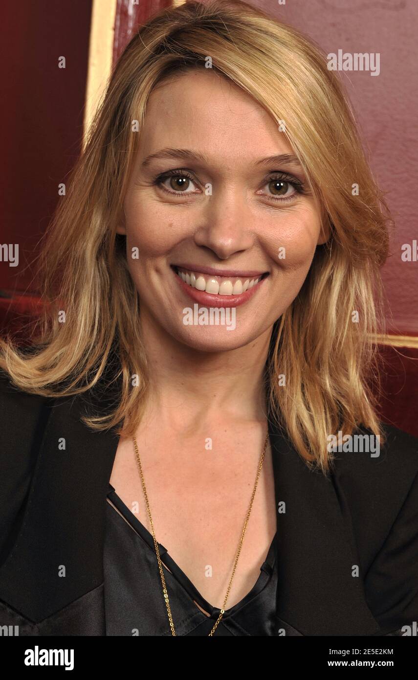 French actress Anne Marivin poses for our photographer after the 'Prix ...