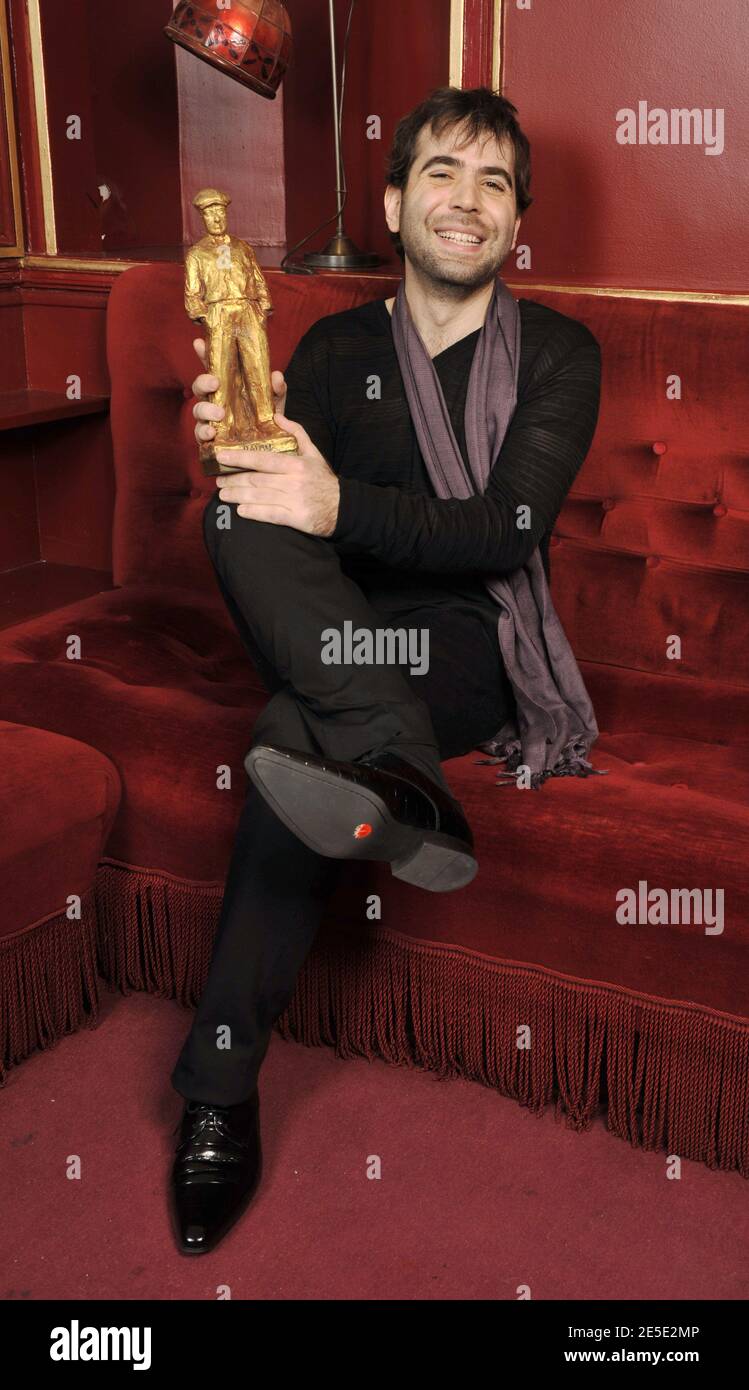 Sebastien Castro poses for our photographer after the 'Prix Raimu ...