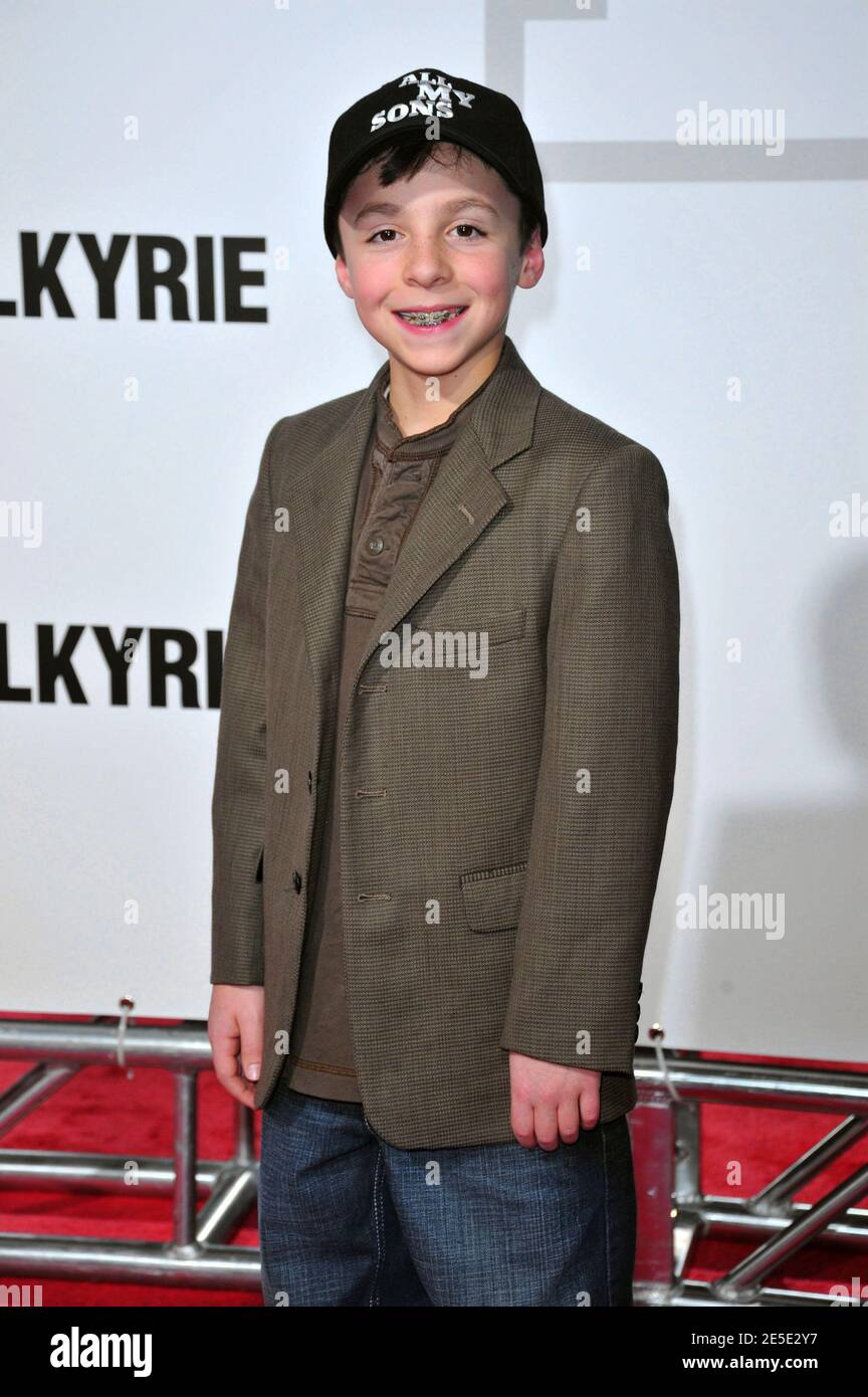 Actor Christopher Grey Misa arriving for the premiere of 'Valkyrie' at ...
