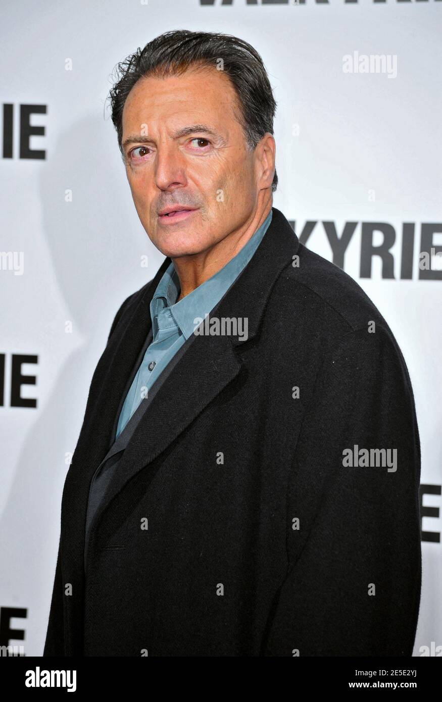 Actor Armand Assante arriving for the premiere of 'Valkyrie' at Rose ...