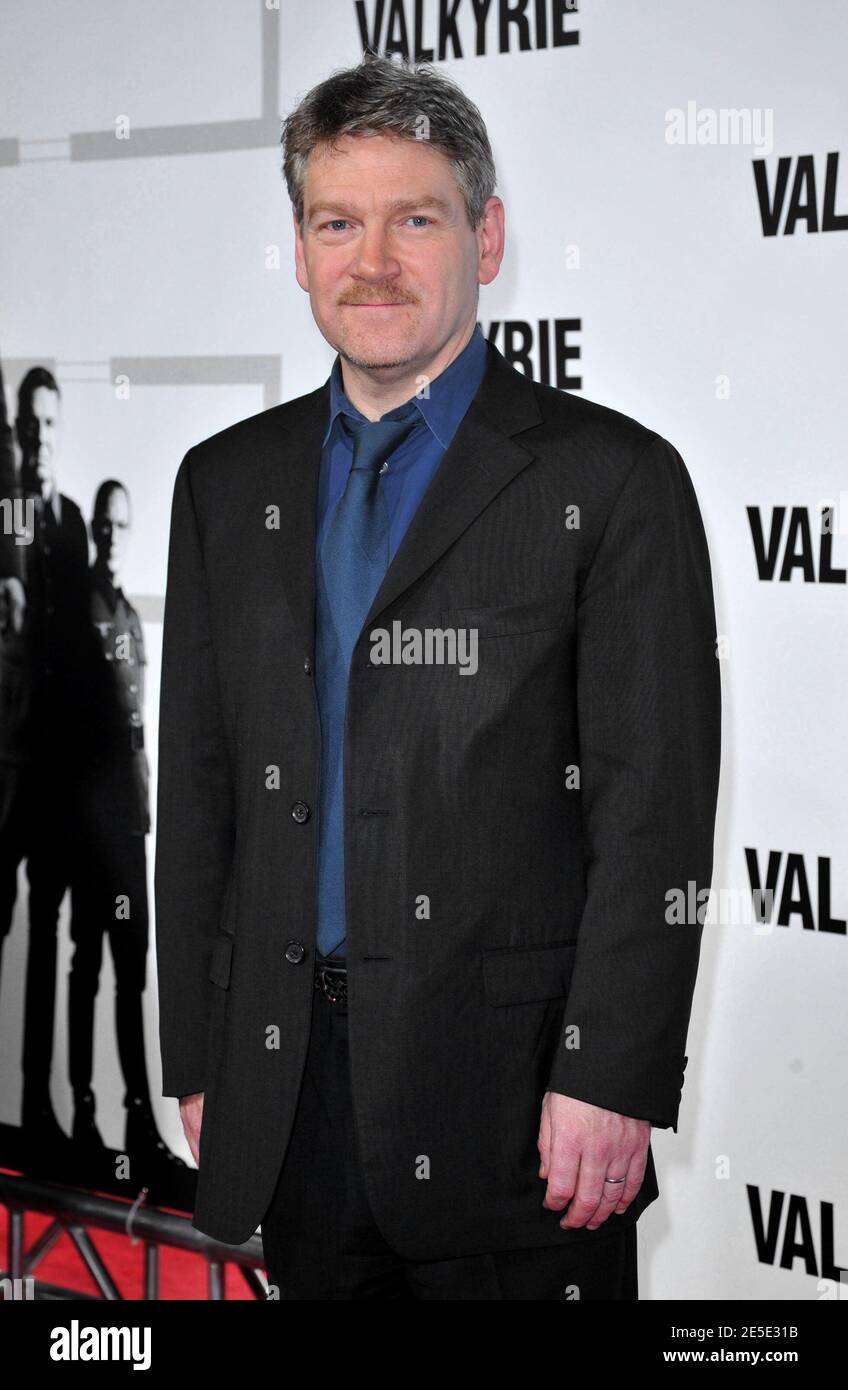 Cast member Kenneth Branagh arriving for the premiere of 'Valkyrie' at ...