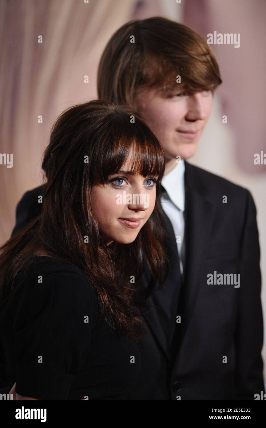Zoe Kazan and Paul Dano attending the 'Revolutionary Road' premiere ...