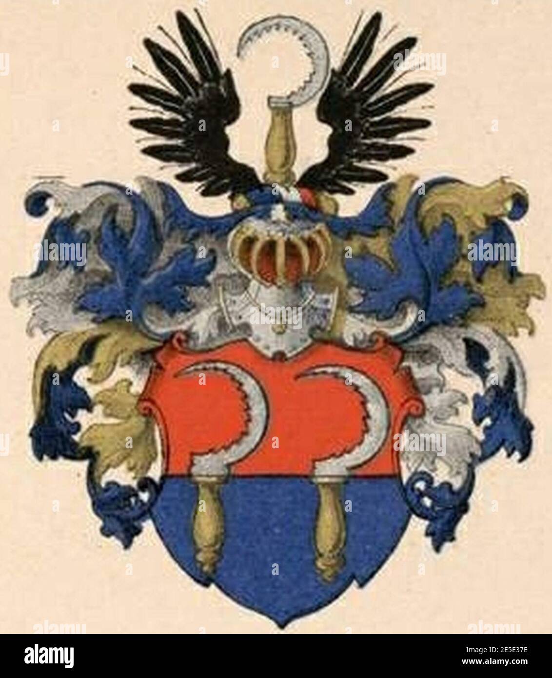 Meyeri (Lizums) suguvõsa aadlivapp Stock Photo - Alamy