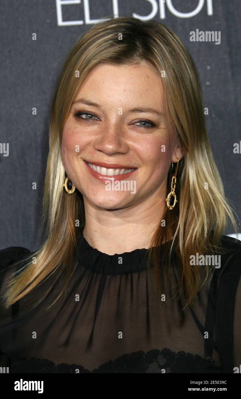 Amy Smart arriving at the Dolce & Gabbana boutique opening held at the ...