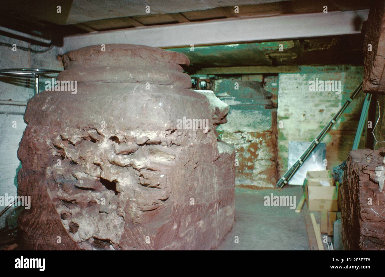Ruins of Roman settlement and fort Deva Victrix in Chester, Cheshire ...