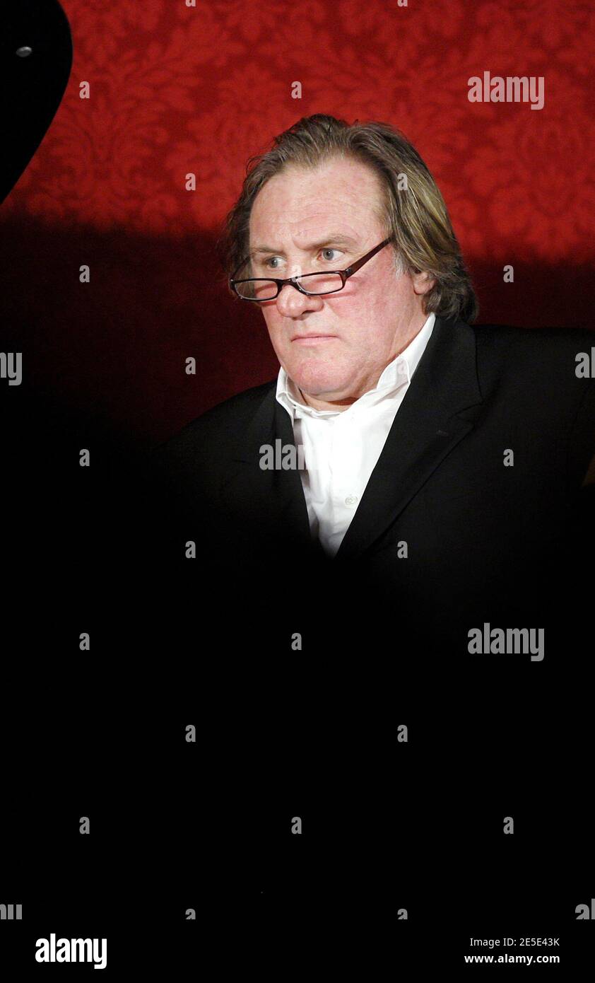 EXCLUSIVE. French actor Gerard Depardieu who will turn 60 this week ...