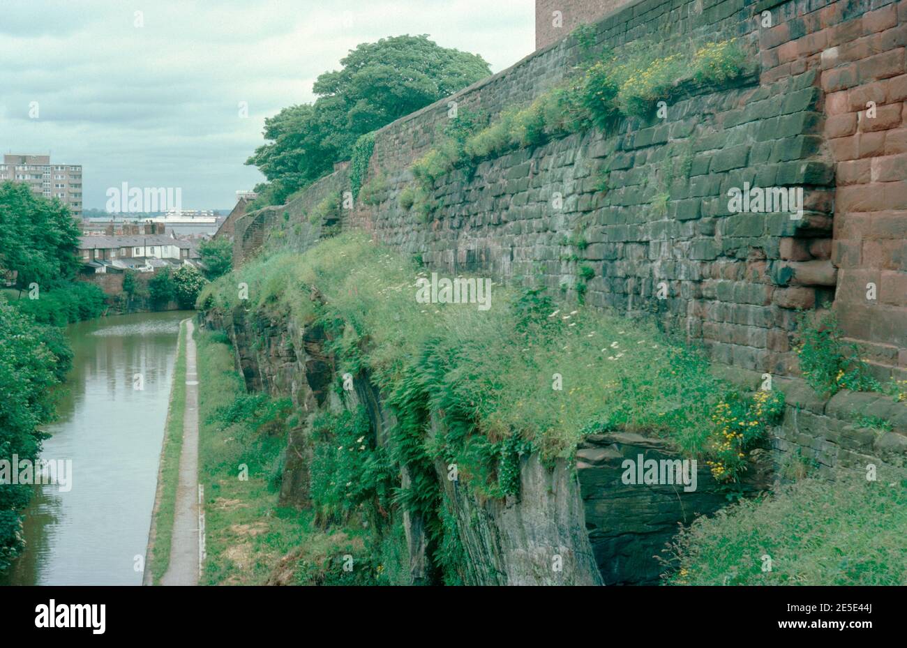 Ruins of Roman settlement and fort Deva Victrix in Chester, Cheshire ...
