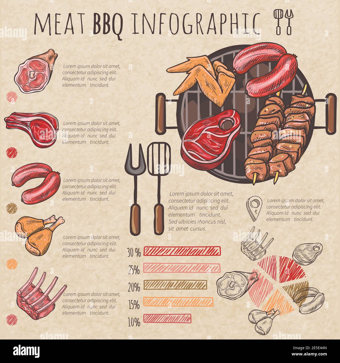 Bbq Ribs Illustration
