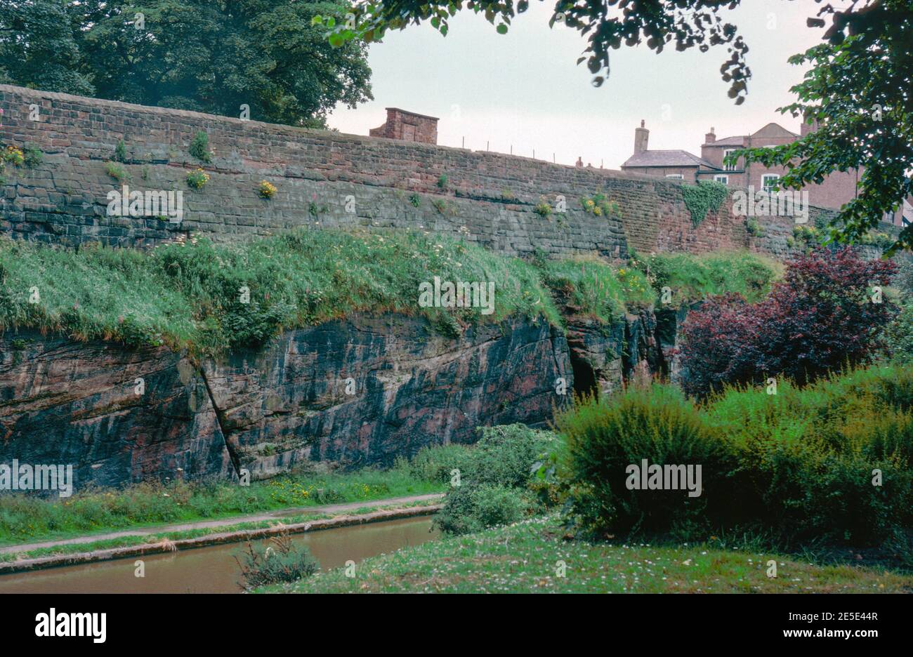 Ruins of Roman settlement and fort Deva Victrix in Chester, Cheshire ...