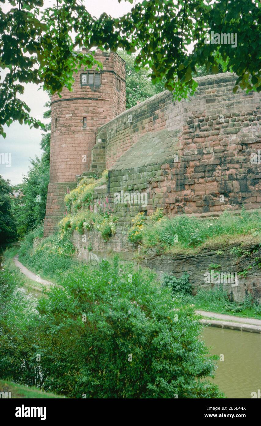 Ruins of Roman settlement and fort Deva Victrix in Chester, Cheshire ...