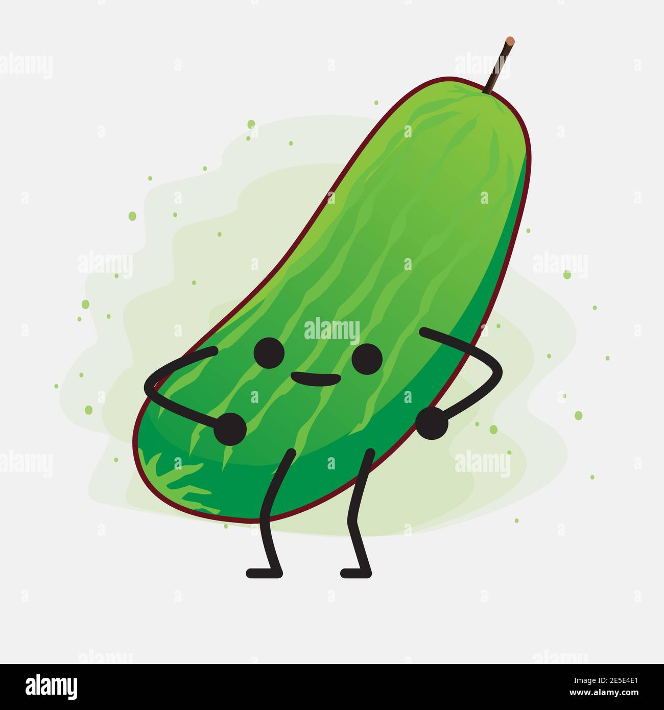 Cute cucumber Stock Vector Images - Alamy