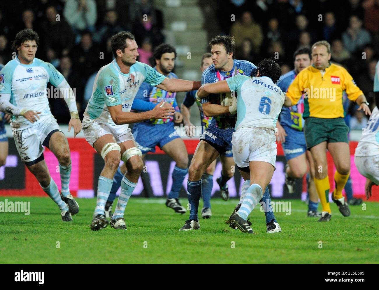 Stade Francais' Juan Martin Hernandez during the Rugby Top14 match ...