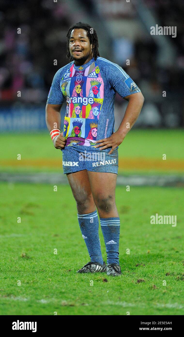 Stade Francais' Mathieu Bastareaud during the Rugby Top14 match Stade ...