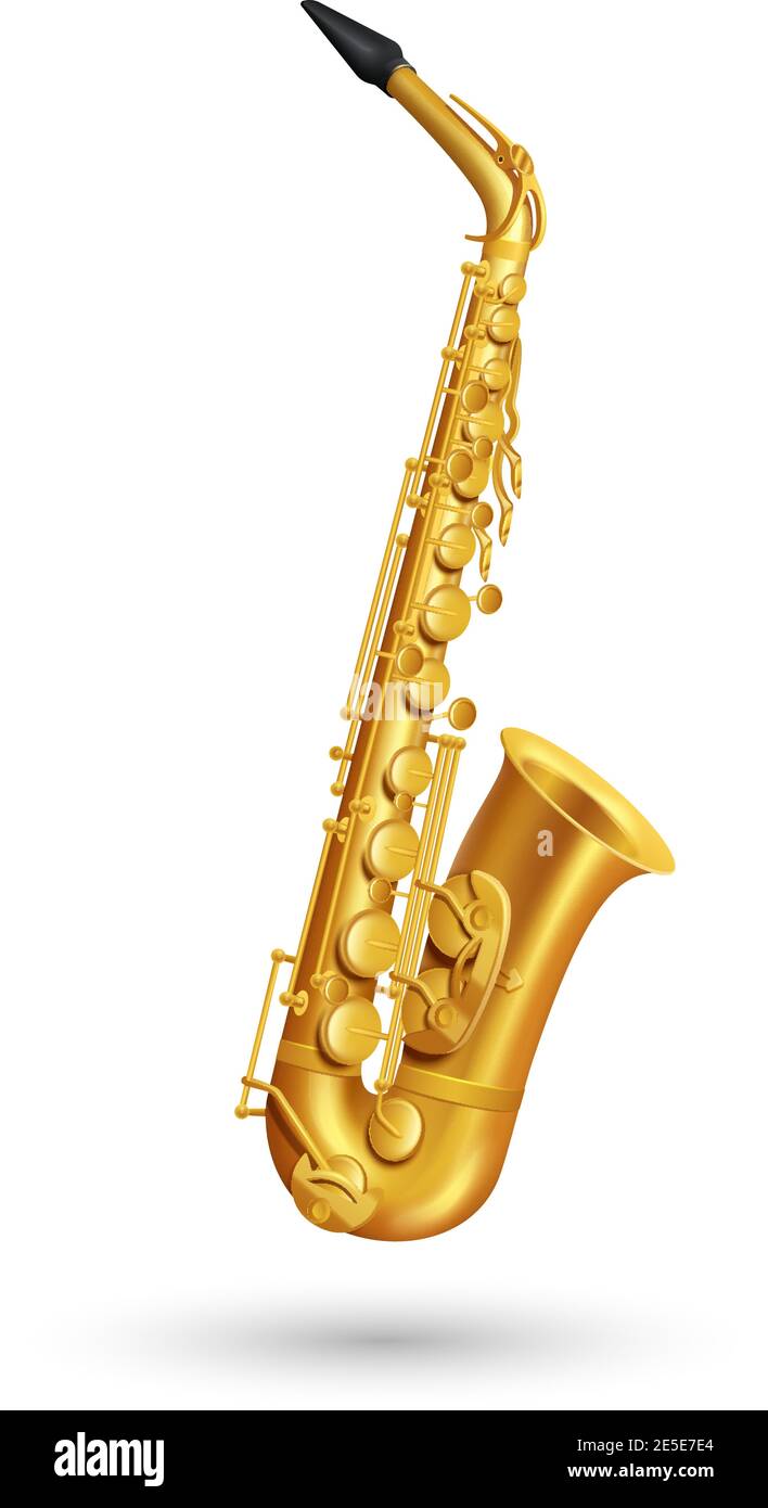 Cartoon Tenor Saxophone
