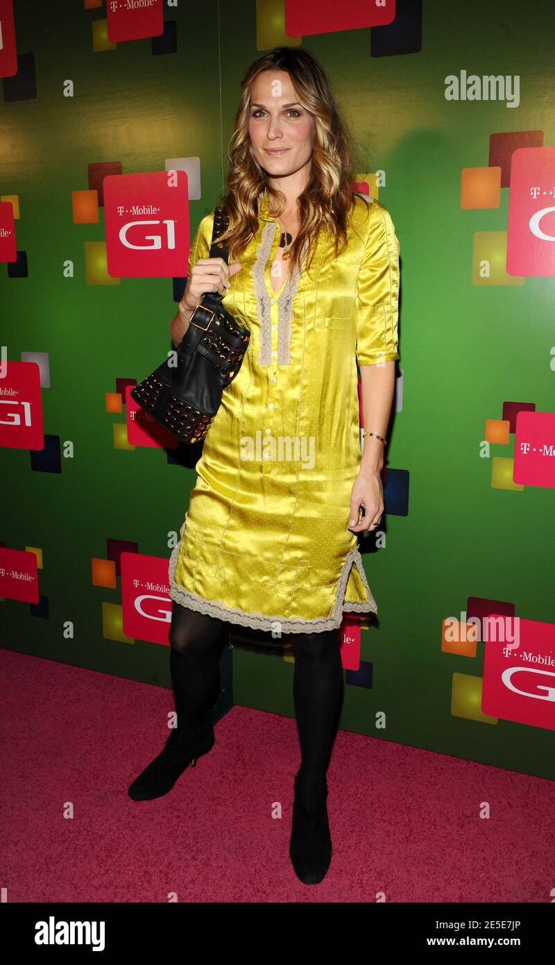 Molly Simms attends the T-Mobile G1 Launch Party held at the Siren ...