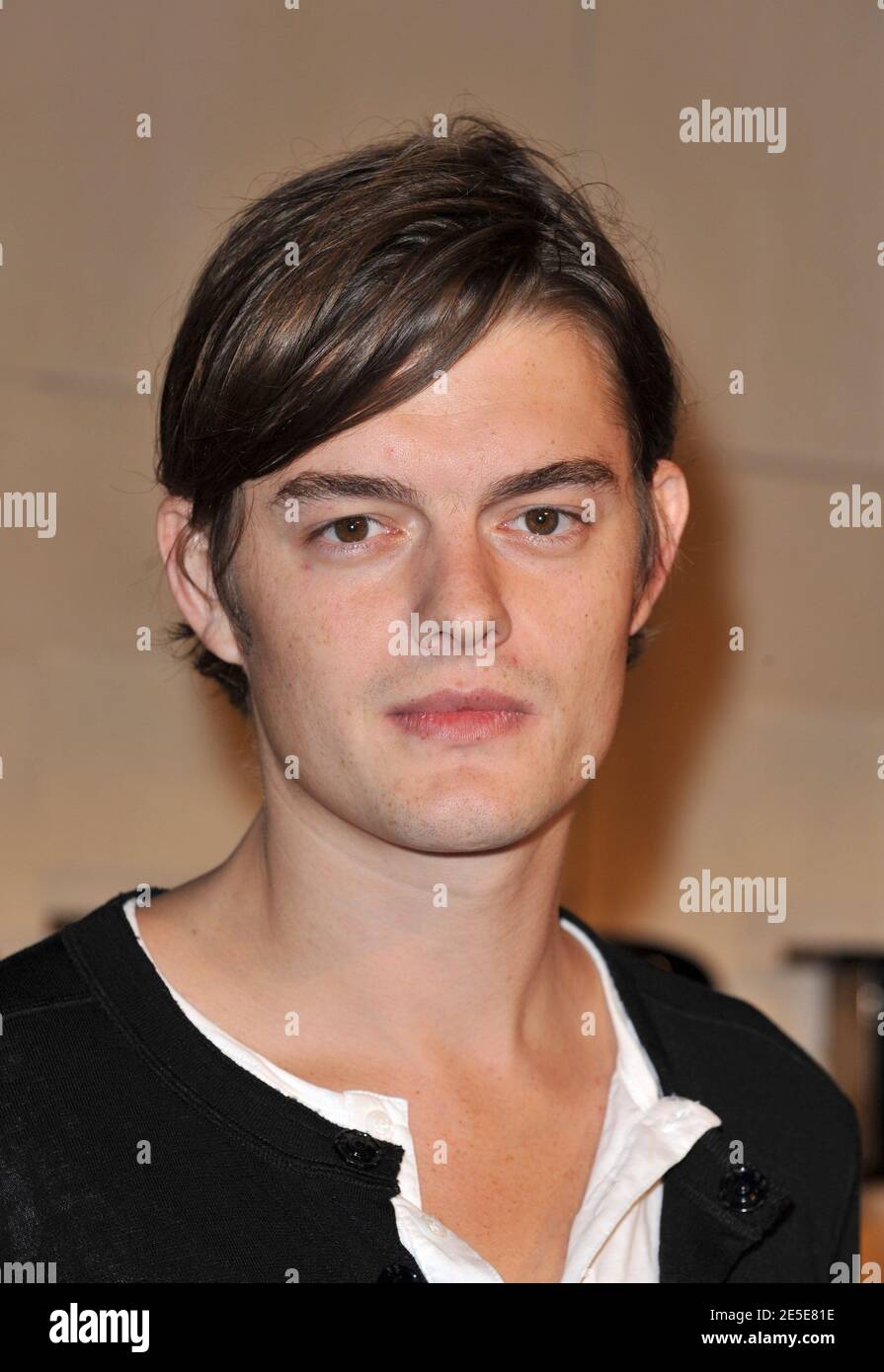 Sam Riley arrives at the re-opening of the Burberry of Beverly Hills ...