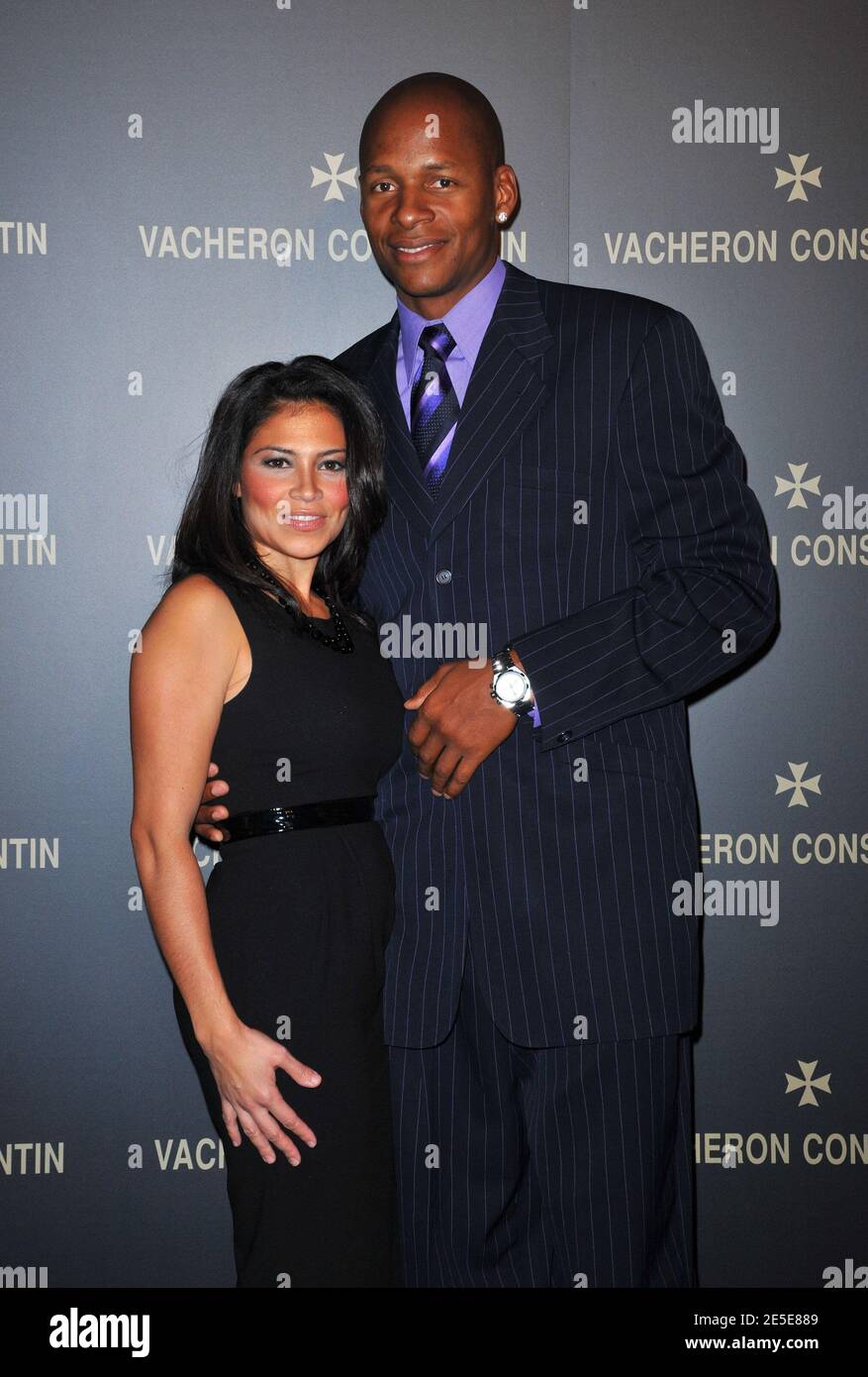 Basketball star Ray Allen and wife attend the Vacheron Constantin ...