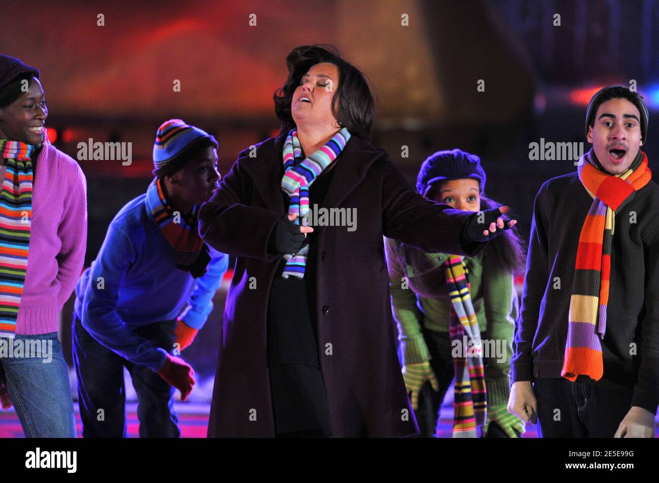 TV personality Rosie O'Donnell performs onstage at the annual tree ...