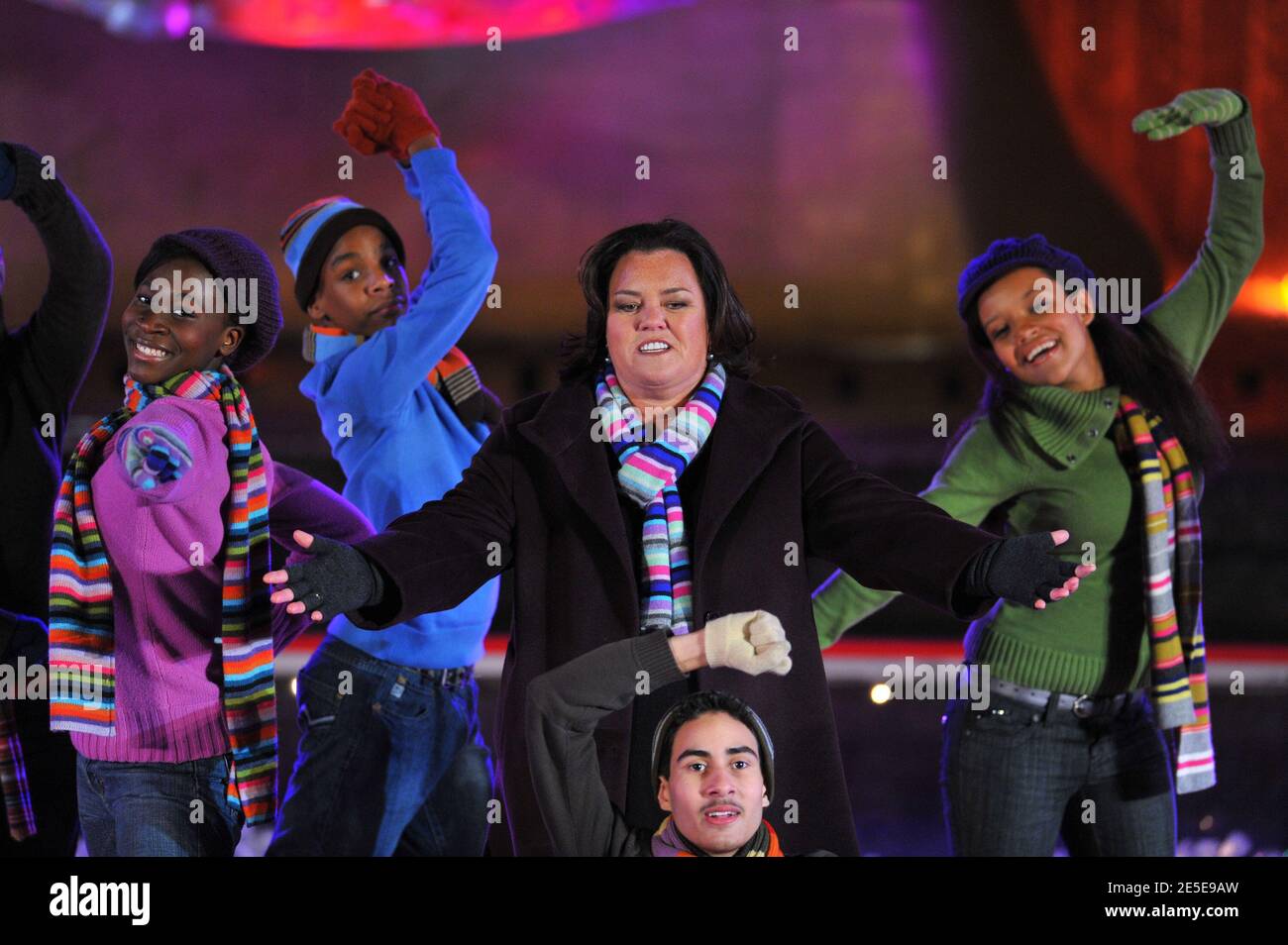 TV personality Rosie O'Donnell performs onstage at the annual tree ...