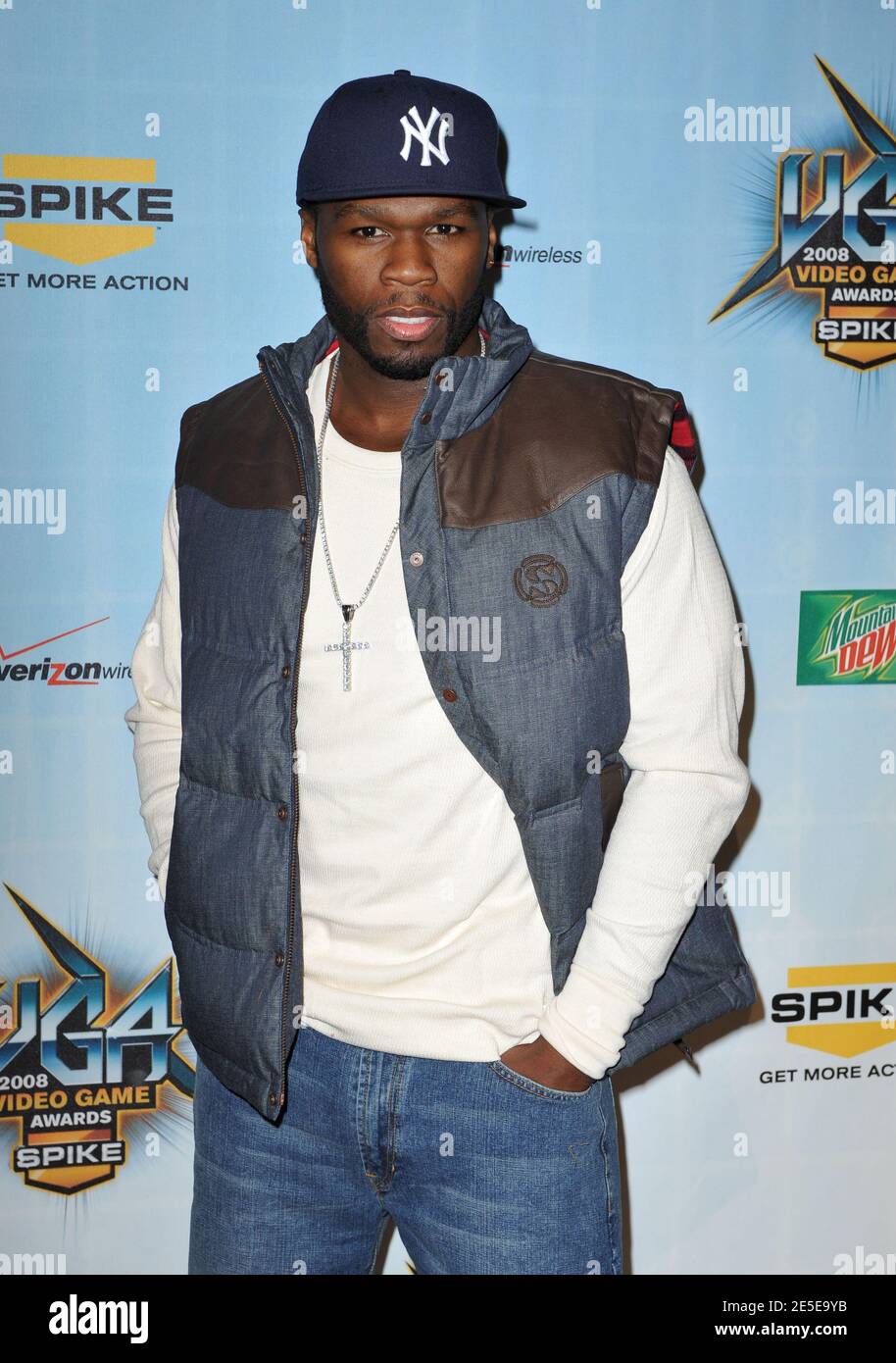 Curtis Jackson attends the Spike TV's 2008 "Video Game Awards" held at ...