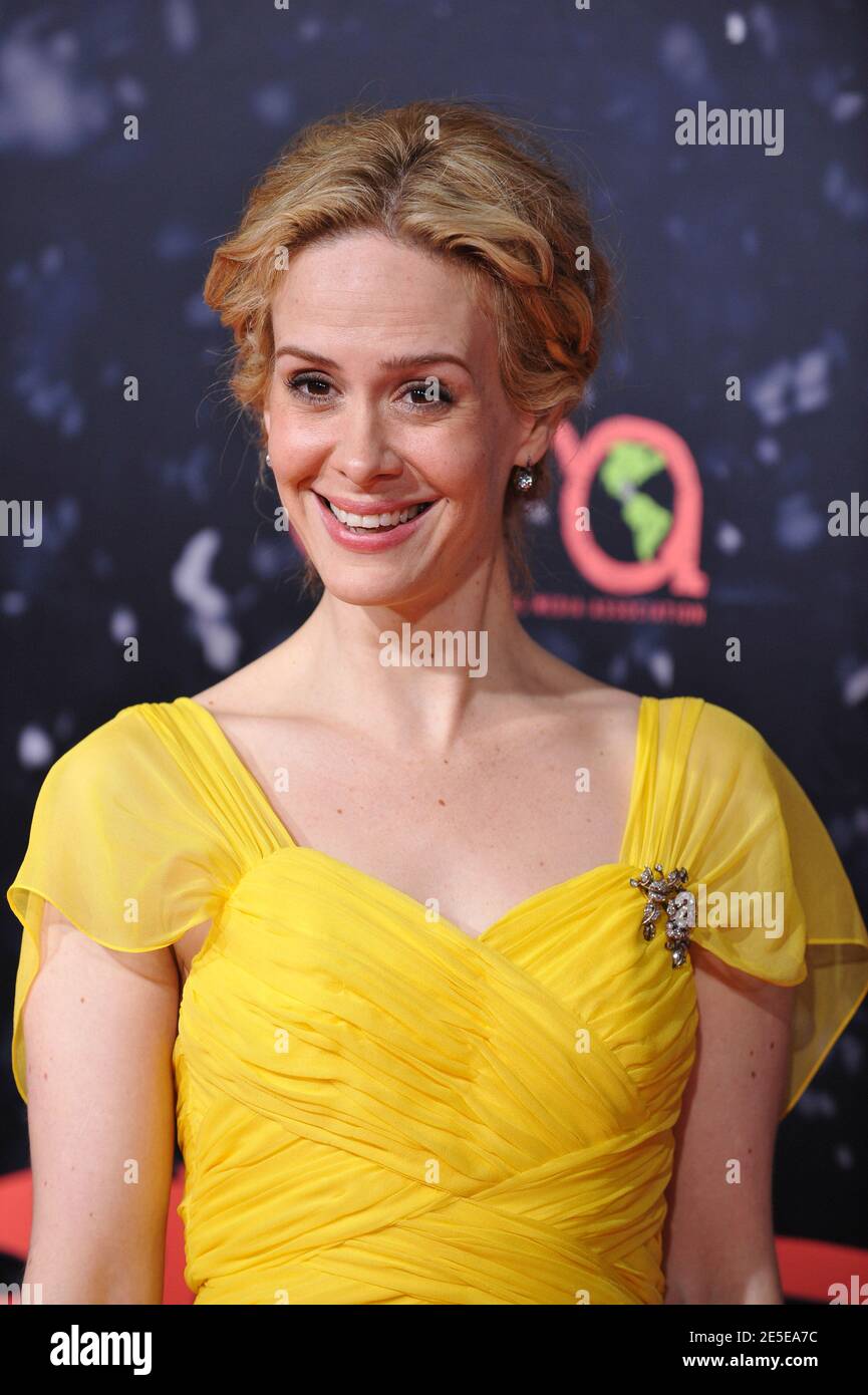 Sarah Paulson attends the premiere of "The Spirit" held at the Grauman ...