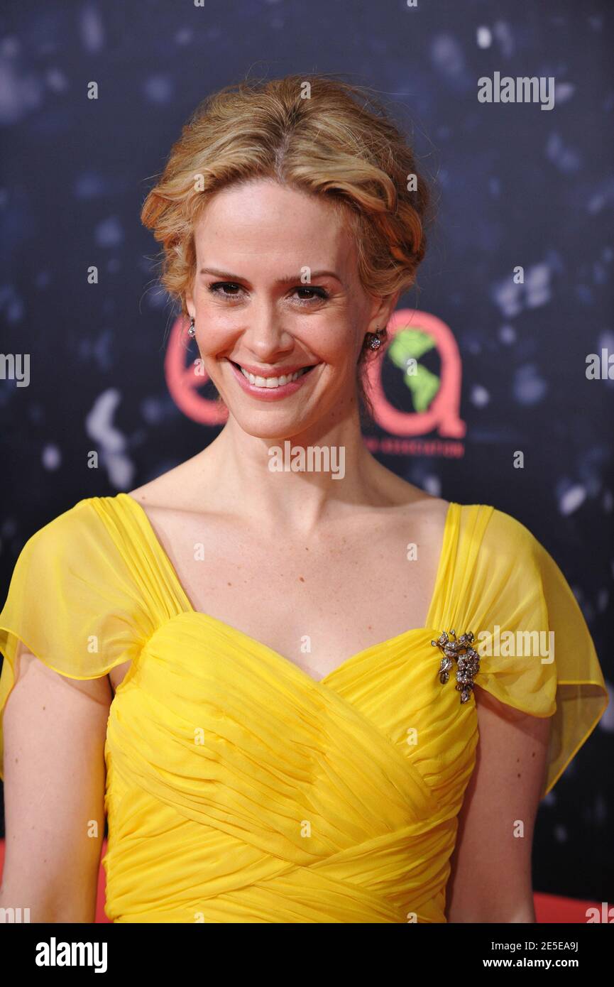 Sarah Paulson attends the premiere of "The Spirit" held at the Grauman ...