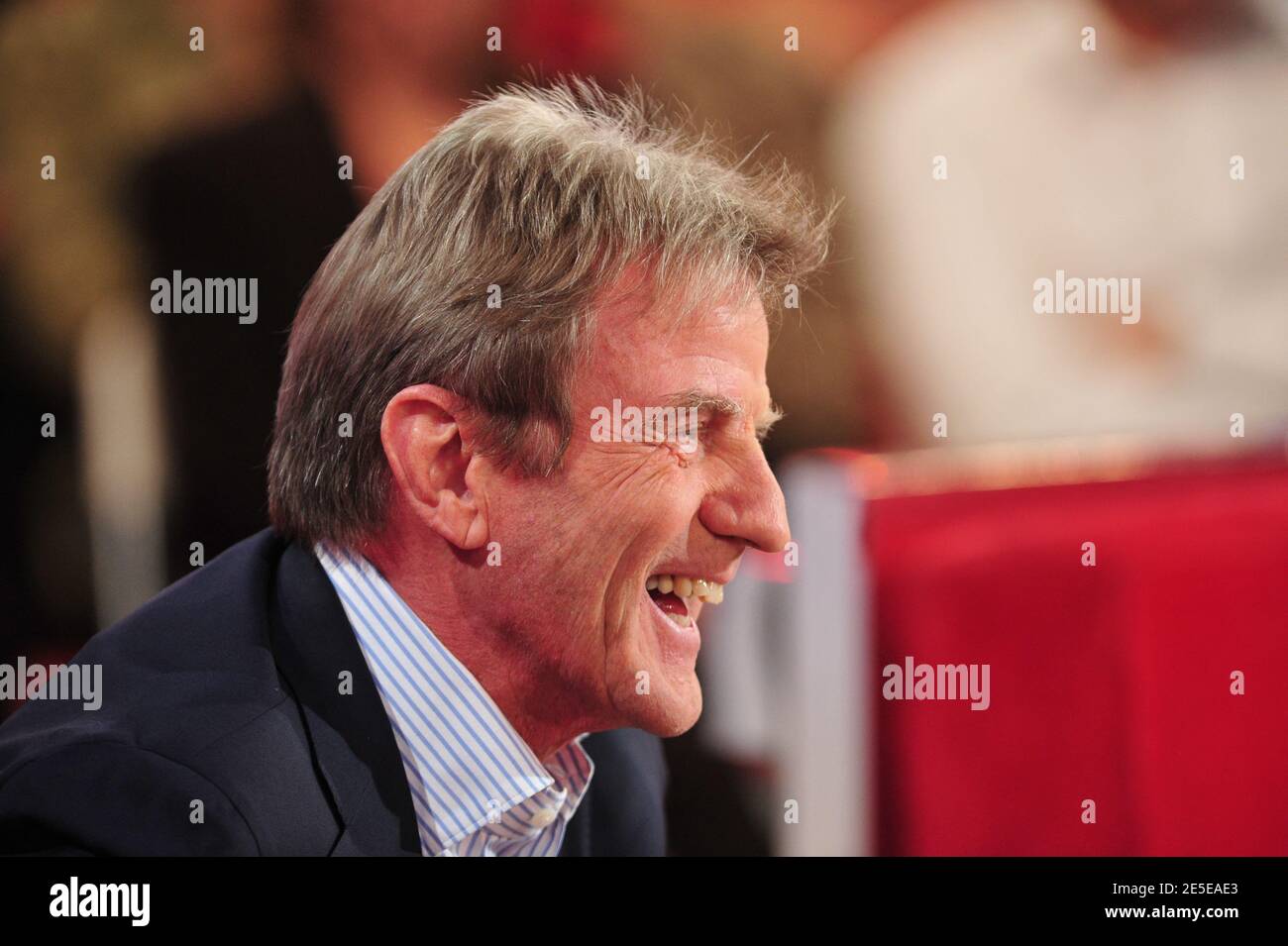 Bernard Kouchner lors de l'enregistrement de l'emission Vivement ...