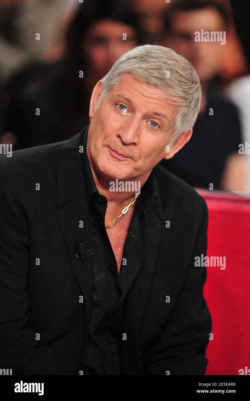 Patrick Sebastien at the taping of Vivement Dimanche on October 27 ...