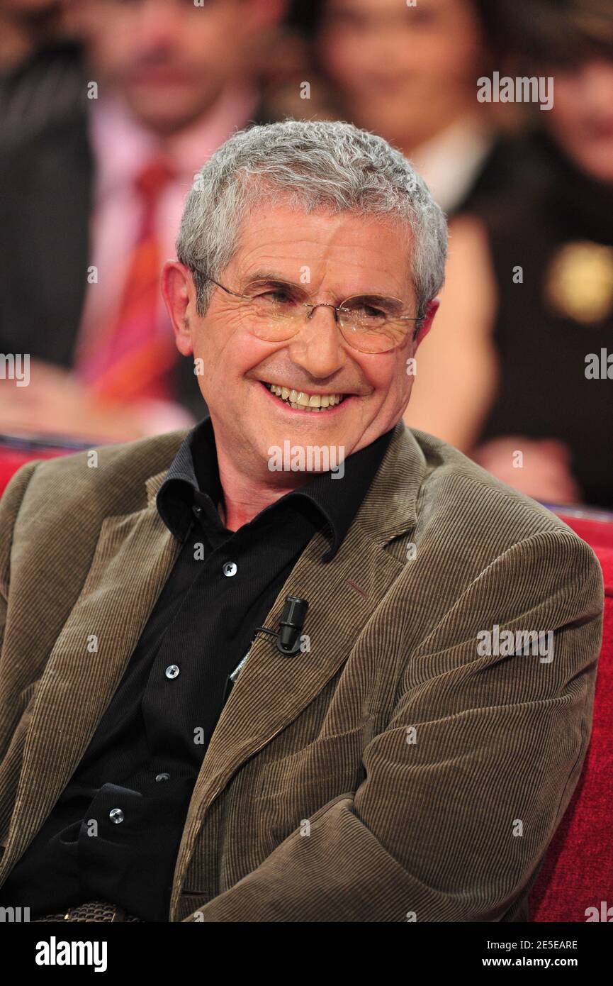 Claude Lelouch at the taping of Vivement Dimanche on October 27, 2008 ...